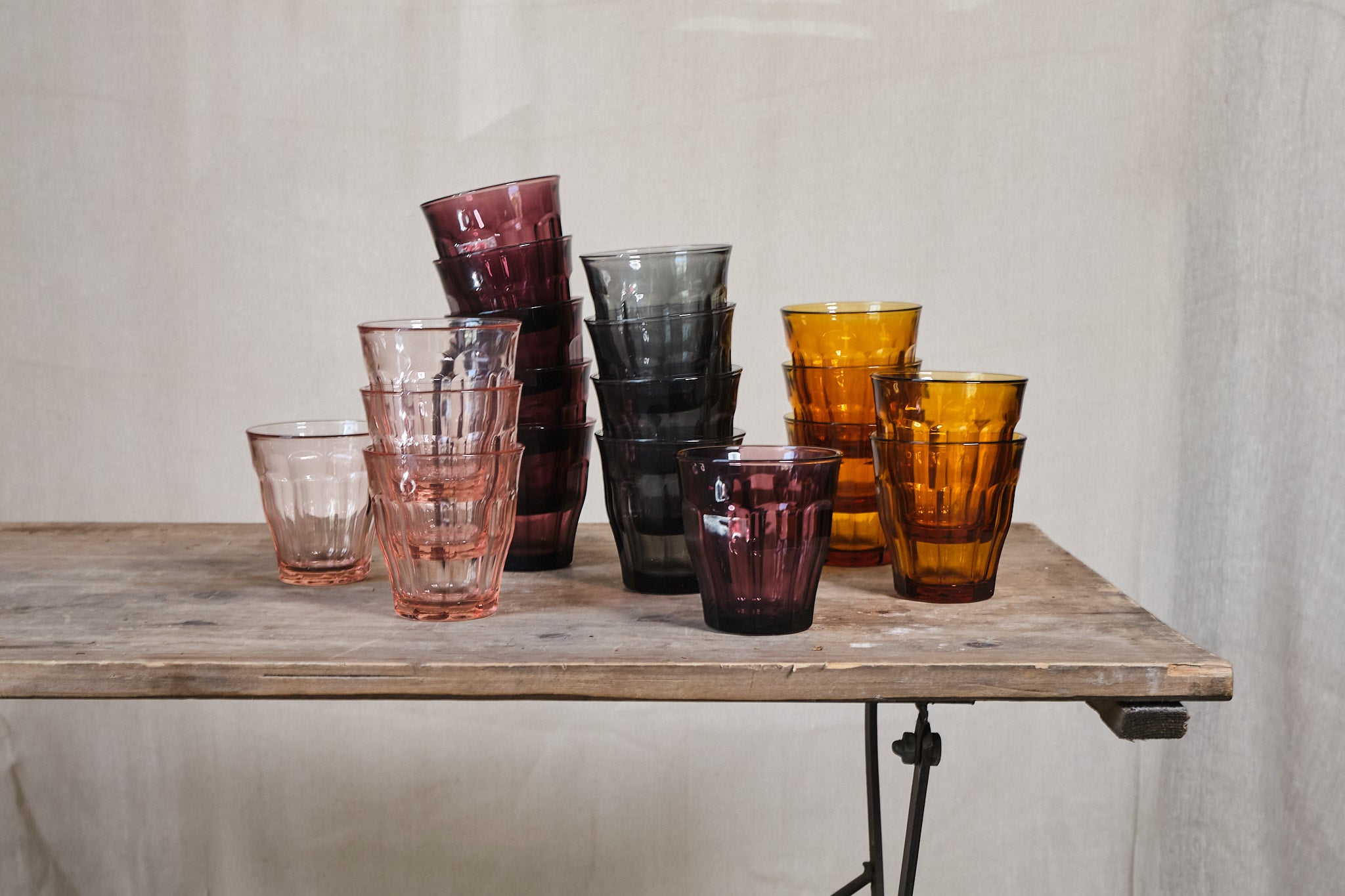 Coloured Glass Tumblers Forest
